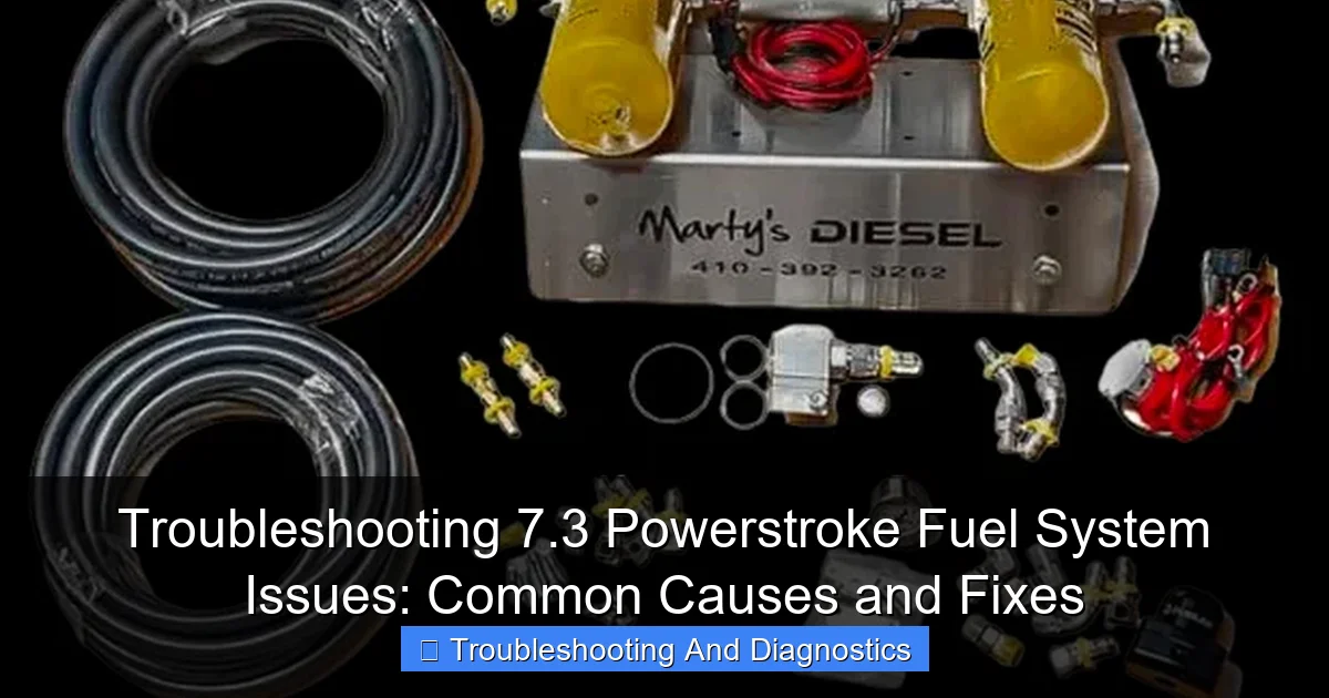 Troubleshooting 7.3 Powerstroke Fuel System Issues: Common Causes and ...
